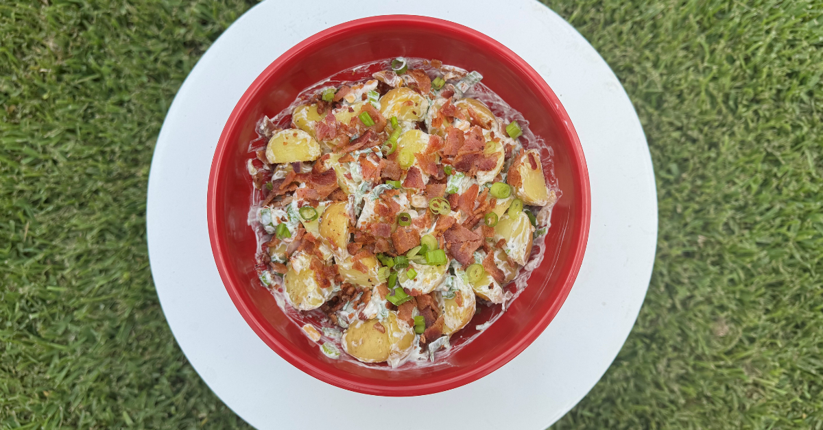 Loaded Up Potato Salad with Kountry Boys Bacon